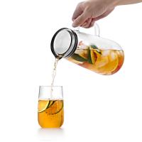 China 1 Gallon Borosilicate Glass Water Pitcher Jug Eco Friendly OEM for sale