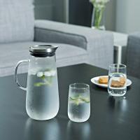 China 1 Gallon Borosilicate Glass Water Pitcher Jug Eco Friendly OEM for sale