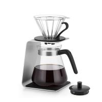 China Handmade Pour Over Drip Kettle Coffee Maker 800Ml With Stainless Steel Lid Heat Resistant for sale