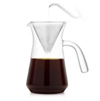 China Paperless Pour Over Hand Drip Coffee Maker Stainless Steel Filter OEM for sale