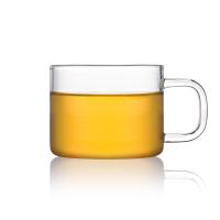 China Samadoyo 2024 Hot Selling High Borosilicate Glass Transparent Belt Cup Teapot Eco-Friendly 180ml Tea Set Customizable Minimalist for sale