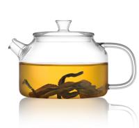 China Popular Heat-Resistant Portable Glass Tea Set Household Glass Water Bottle Teapot Tea Set With Custom Print Logo for sale