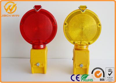 China ON OFF Button LED Barricade Light , Warning Strobe Lights Vehicle Amber / Yellow / Red for sale