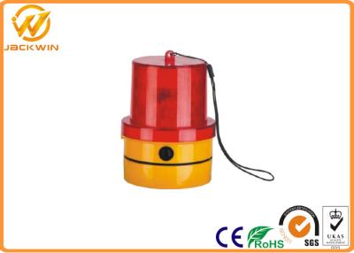 China Roadway Safety Outdoor LED Flashing Beacon Light With Magnet 500 M Visible Distance for sale