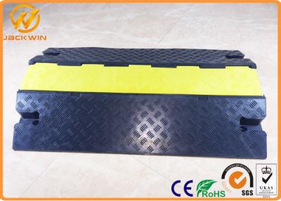China Heavy Duty Bright Yellow Safety Cable Protector Ramp for Warehouse / Conference Place for sale