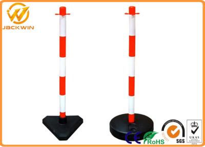 China Rubber Base Road Reflector Posts , Anti Collision PVC Flexible Traffic Posts for sale
