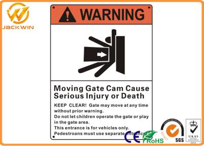 China 1mm / 2mm / 3mm Thick Aluminum Reflective Rectangular Road Signs for Safety Warning for sale