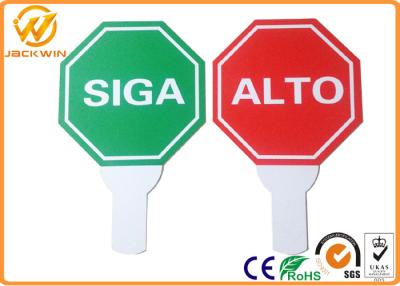 China Plastic Siga Alto Road Traffic Signs Commercial Grade Reflective Anti UV for sale