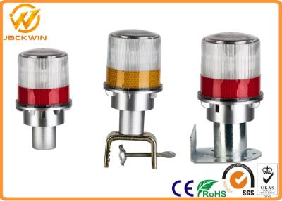 China Multi Purpose Solar Powered Traffic Warning Lights Hand - Held / Cone Mount for sale