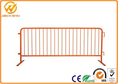 China Hot Dip Galvanized metal Crowd Control Barrier , temporary barricade to party and event rental for sale