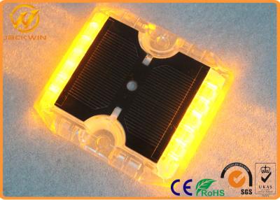China 12 Pieces Anti - Sunburn Reflective Road Studs With Solar Panel , PC Material for sale