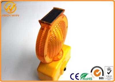 China Yellow / Red Rechargeable Traffic Warning Lights 0.3W Blinking Light 185*95*325MM for sale