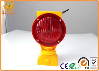China 360 Degree Swivel Double Lens LED Solar Panel 0.3W Traffic Warning Lights for sale
