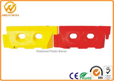 China 1650mm Road Safety Control Plastic Traffic Barriers Solid Water Filled 9 Kgs for sale