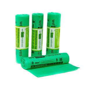 China PLA Eco Friendly Flat Compostable Tall Kitchen Trash Bags Can Liners for sale