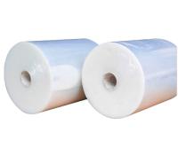 China PE Clear Cling Stretch Film Jumbo Rolls 450mm Width 23 Micron For Rewinding for sale