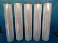 China Environmentally Friendly 200mm 17 Micron Clear Cast Pallet Stretch Film Foil Roll for sale