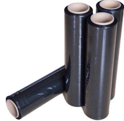 China Furniture Moving Plastic Hand Grade Colored Black Pallet Stretch Shrink Wrap film for sale