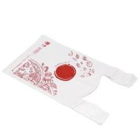 China Biodegradable PE Plain T Shirt Compostable Grocery Bags For Shopping Mall for sale