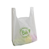 China Recycling compost Biodegradable Supermarket Bio Based Plastic Bags for sale