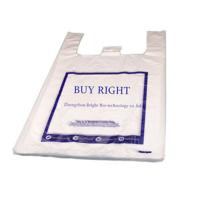 China Biodegradable Compostable Grocery Recycling cornstarch Pbat PLA Plastic Bags for sale