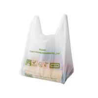 China Bio Waste Garbage Plastic Packaging Compostable Grocery Bags With Logo for sale