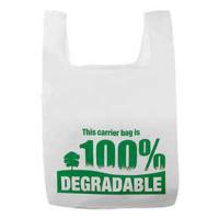 China Opaque Heavy Duty Grocery Shopping 60 Micron Oxo Biodegradable Plastic Bags 51 micron for sale