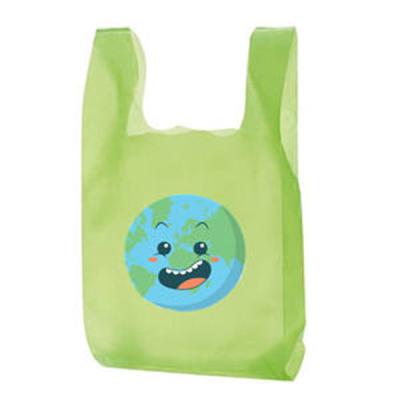 China T Shirt Eco Friendly Shopping 100% Biodegradable Compostable Grocery Bags for sale