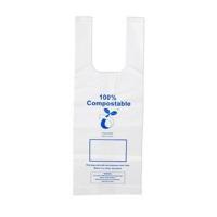 China Heat Seal Die Cut Thick Environmentally Friendly Shop Carry White HDPE Plastic Bags for sale