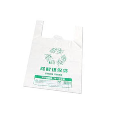 China Heat Seal Die Cut Thick Environmentally Friendly Shop Carry White HDPE Plastic Bags for sale