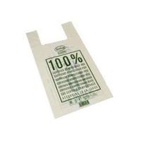 China 2.76in T Shirt Shopping 100 Percent Biodegradable Plastic Shopping Bags for sale