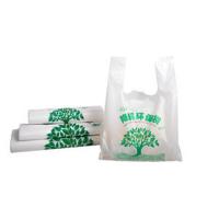 China 2.76in T Shirt Shopping 100 Percent Biodegradable Plastic Shopping Bags for sale