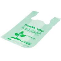 China 70mm Biodegradable Compostable Dog Poop Bags With Handles for sale