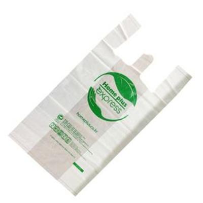 China 30 micron Custom Printed Polythene HDPE Plastic Bags For Grocery Shopping for sale