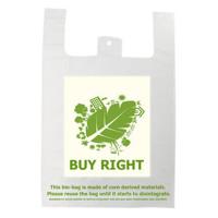 China 0.51 Mil Unprinted Food Small Clear Retail Plastic Biodegradable Grocery Bags for sale