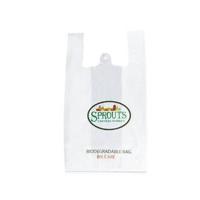 China grocery Compost Cornstarch Pla Carry Bags for sale