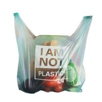 China 8cm Colorful Shopping Compostable Pla Vest Plastic Bags With Logos for sale