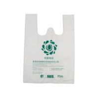China 0.51 Mil Unprinted Food Small Clear Retail Plastic Biodegradable Grocery Bags for sale