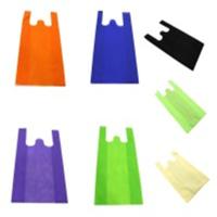 China 6cm  Vest Handle Plastic Printed Bread Biodegradable Grocery Bags For Packaging for sale
