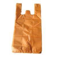 China HDPE Grocery T Shirt Thank You Biodegradable Plastic Bags Supermarket for sale