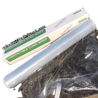 China PE Plastic Freezer Vegetable Cooking 300mm Cling Film Wrap Roll For Food for sale