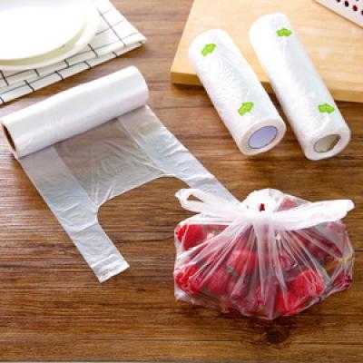 China Segment Style Hand Tear Disposable Clear Fish Freezer Tube Bags Fresh Keeping for sale
