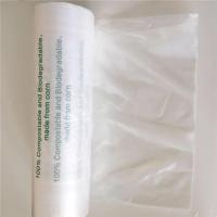 China 10 mil Flat Compostable HDPE Supermarket Plastic Bags Roll For Vegetables Fruit for sale