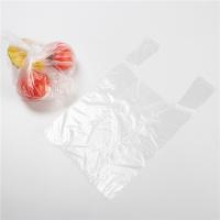 China 15x20cm 10 Micron White Biodegradable Food Packaging Freezer Plastic Bags For Fruits Vegetables for sale