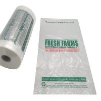 China 9mic Food Grade Disposable Biodegradable Plastic Bag Roll for sale