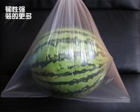 China HDPE 30cm Plastic Food Packaging Semi Transparent Freezer Plastic Bags for sale