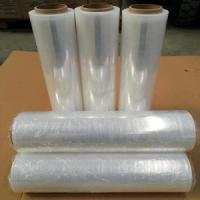 China Cargo Packaging Polyethylene LLDPE Stretch Film 500mm 23 Micron Packaging for sale