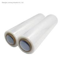 China PE Jumbo Hand Pallet Stretch Film Roll Film 15 Micron For Wrapping for sale