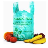 China HDPE LDPE PE Waterproof single use Vegetable Biodegradable Grocery Bags for sale