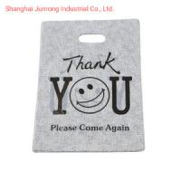 China Cosmetic Eyelash Packaging Box Biodegradable Blue Vest Carrier Bags for sale